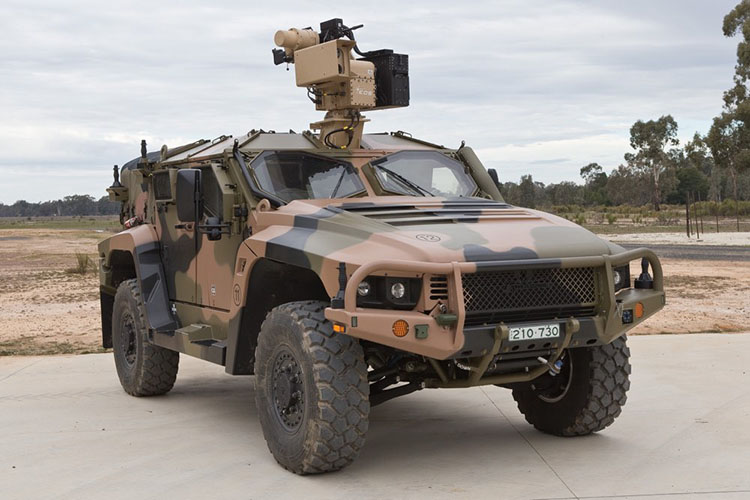 DEFENSE STUDIES: Defence Trials Hawkei with Remote Weapon Stations