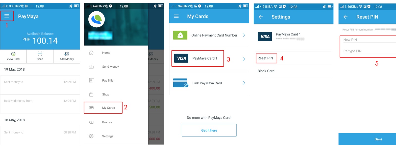 SOLVED: Forgot PAYMAYA Card PIN. - PH Trending