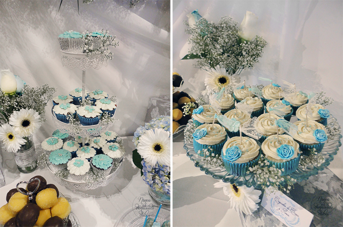 Mesa dulce en Azul y Plata — Nunca es demasiado dulce