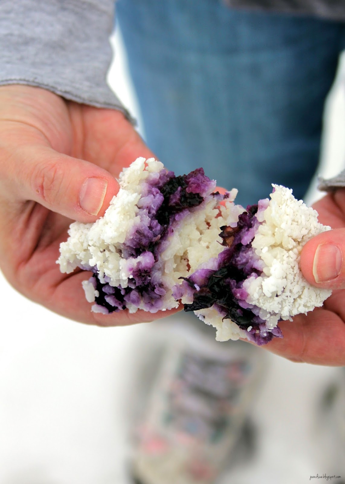 Jo and Sue: Refreshing Blueberry And Coconut Rice bars