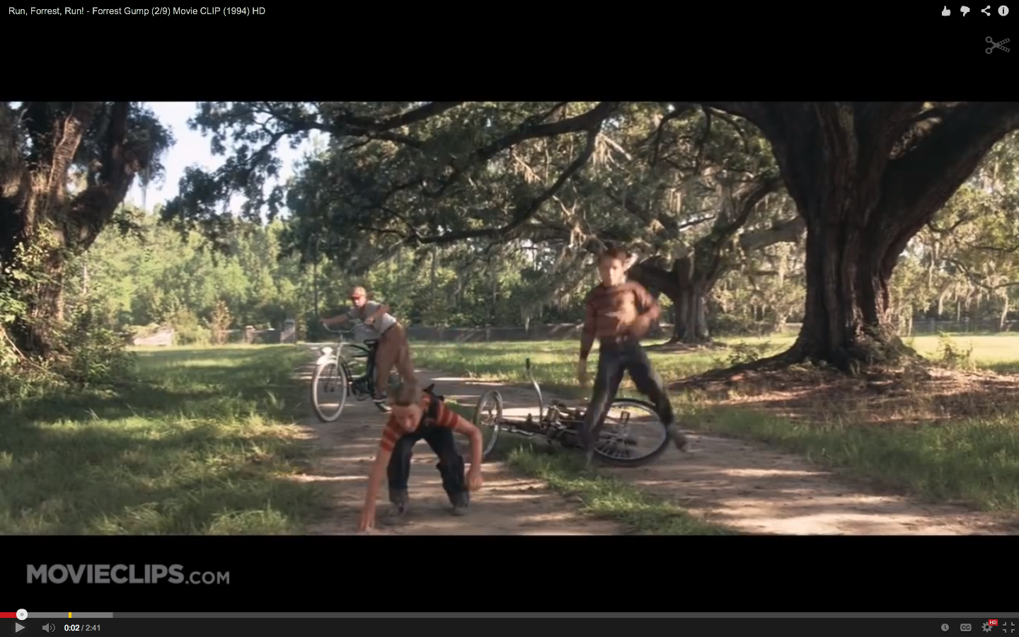 Maci Arms TCF 312: Midterm Blog Post: "Run Forrest Run!" Scene Analysis