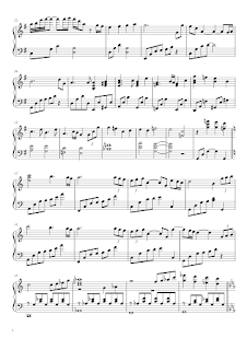 在地图上的某一处: Episode Ignis Theme Piano Arrangement Sheet Music