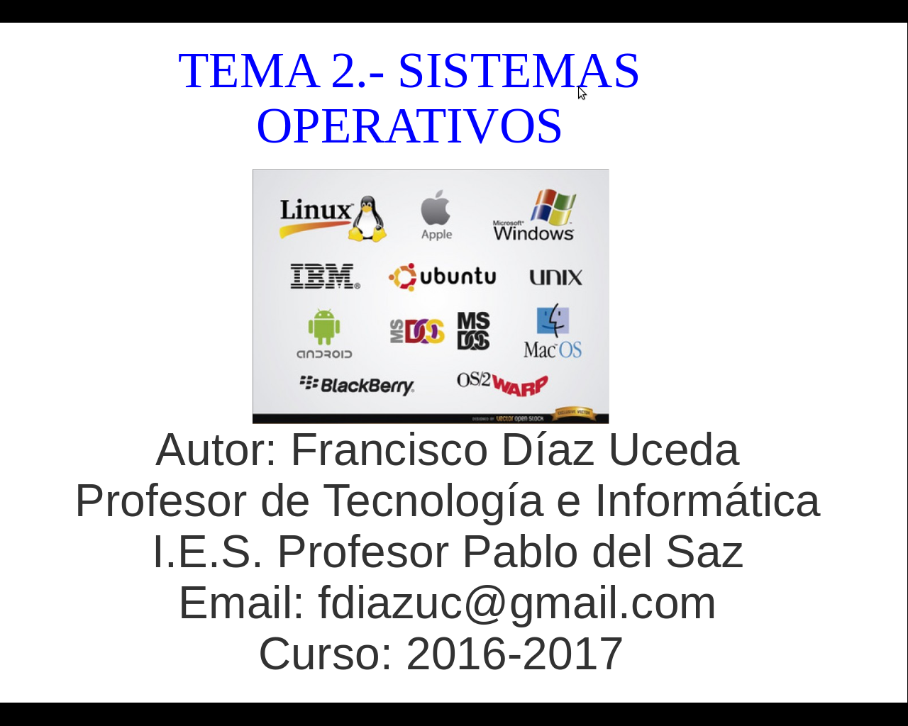 El Blog del Profesor Francisco Díaz Uceda: octubre 2016