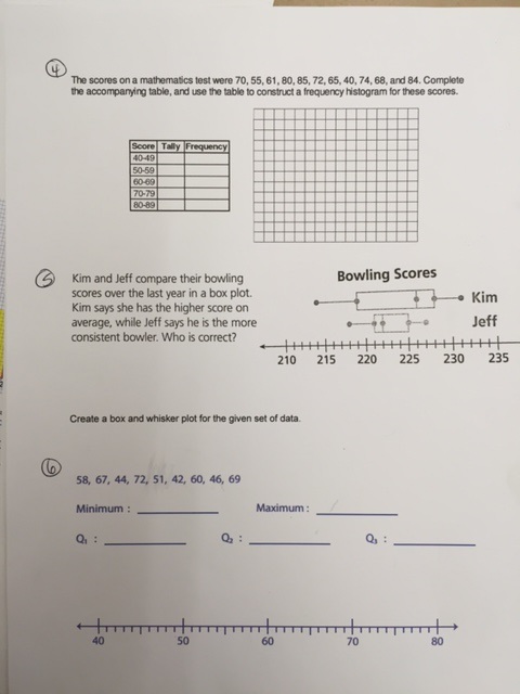Mrs. Sessions - 7th Grade - Advanced Math: Data Reading practice