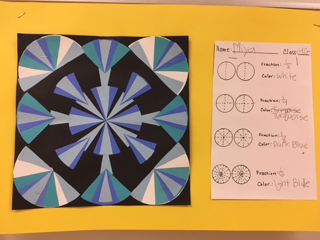 Center School Art: Fraction Art by Grades 3-5