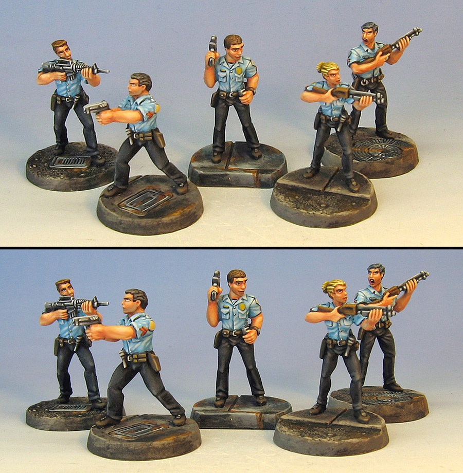 The Day of the Walking Dead: Tactical Miniatures - Lawmen, Psychos ...