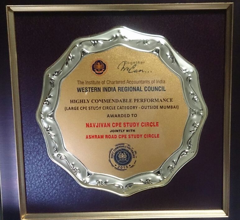 NAVJIVAN CPE STUDY CIRCLE OF WIRC OF ICAI