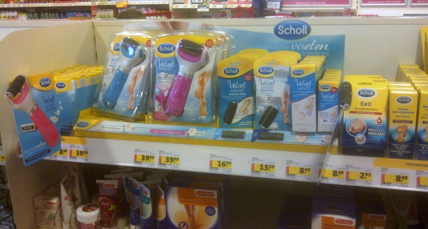 POP-professor: Scholl schapdisplay bij Kruidvat