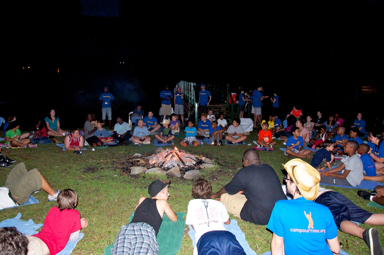 Camp Our Time: Day 1: Evening Bonfire! Camp Our Time Officially Begins!