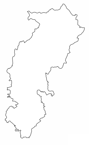Blog de Biologia: Chhattisgarh Outline Map