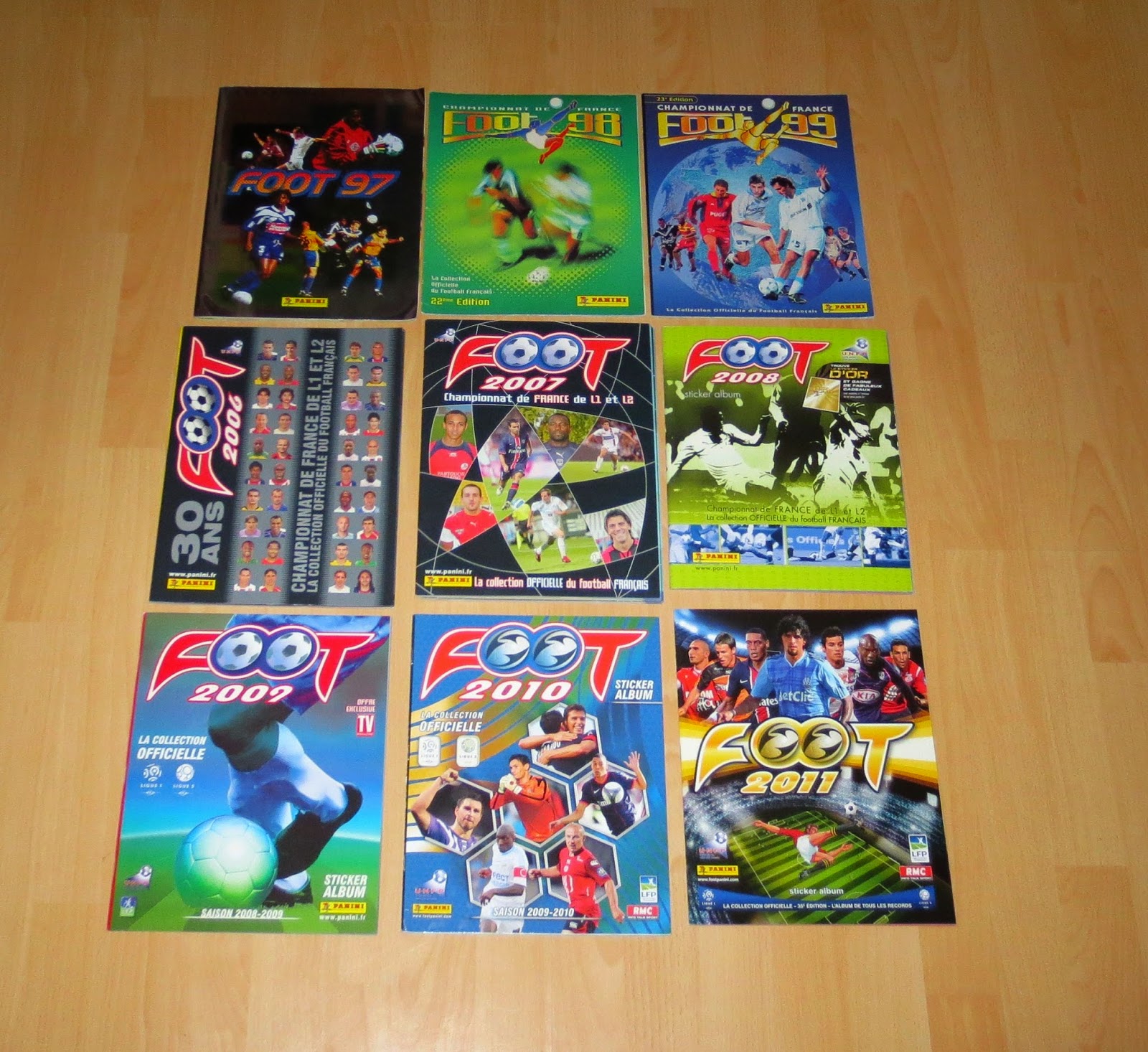 My Panini Foot: Championnats de France (albums)