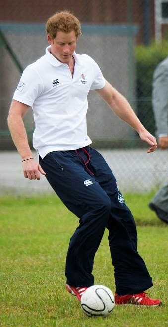 VJBrendan.com: Prince Harry Plays a Rugby Game With Children at Inspire ...