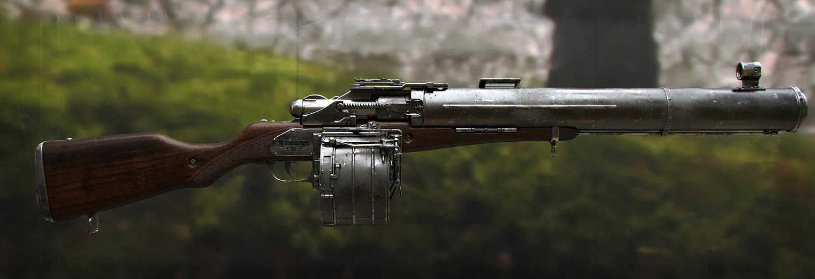 FDRA - Fuerza Terrestre: Ametralladoras: Rifle automático Huot (Canadá)