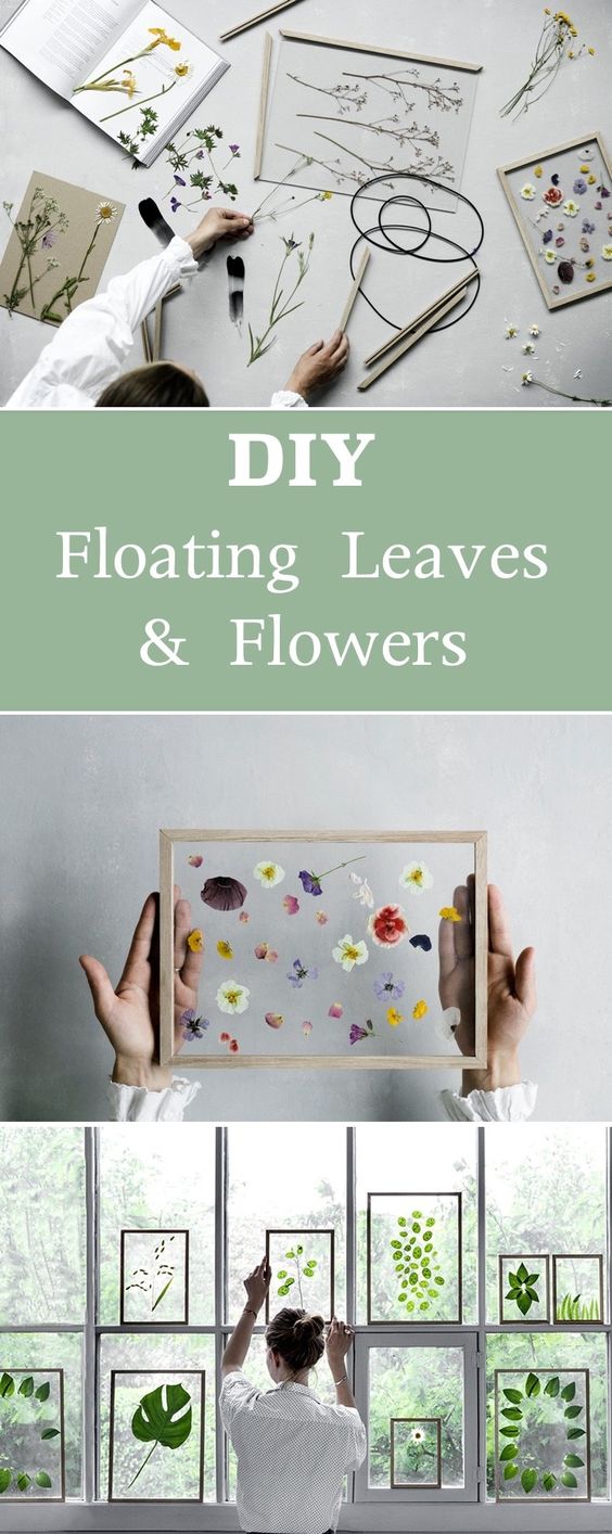 DIY Floating Leaves And Flower - DIY Projects