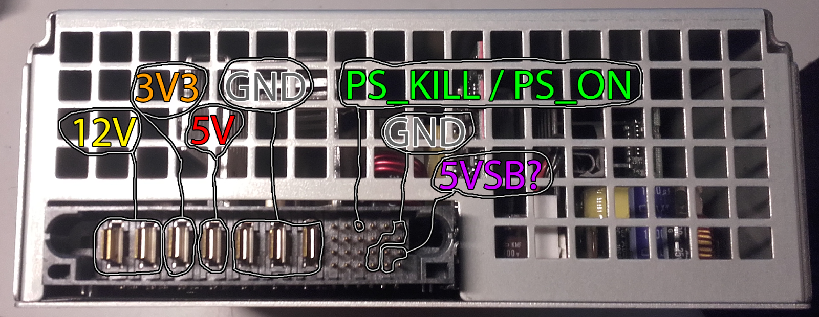 Mikkel Jeppesen: Figuring out the pinout of an ARTESYN 7000756-0000 psu