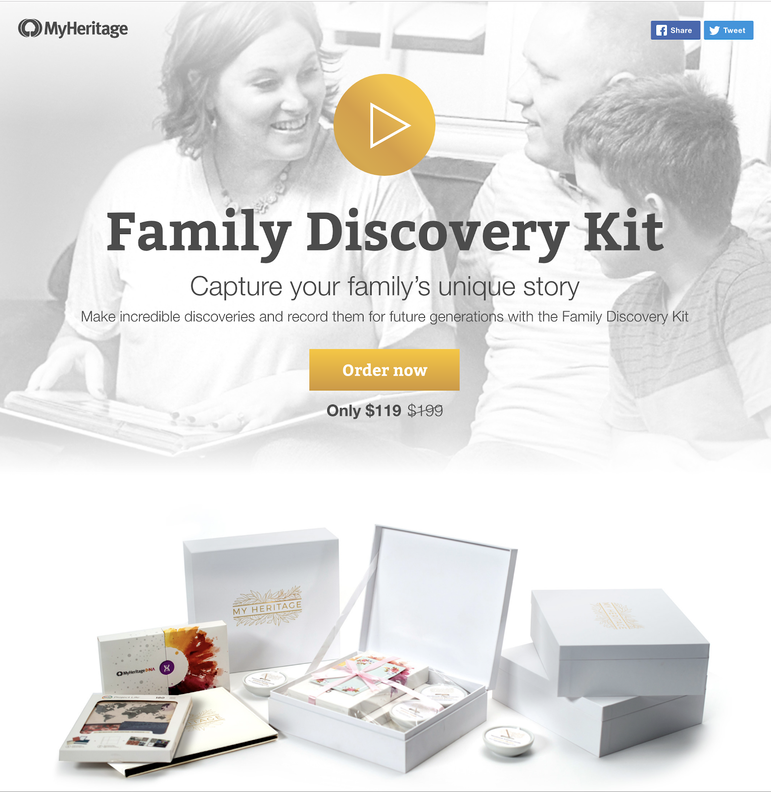 Genealogy's Star: New MyHeritage Family Discovery Kit