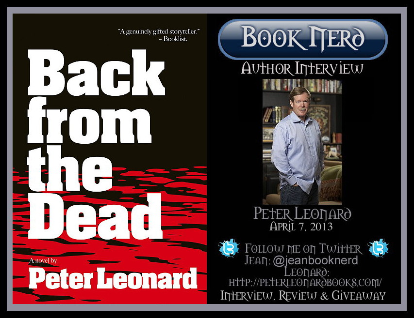 Peter Leonard Author Interview ~ JeanBookNerd