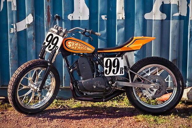 Mercenary Garage : Scooter Farm Flat Tracker