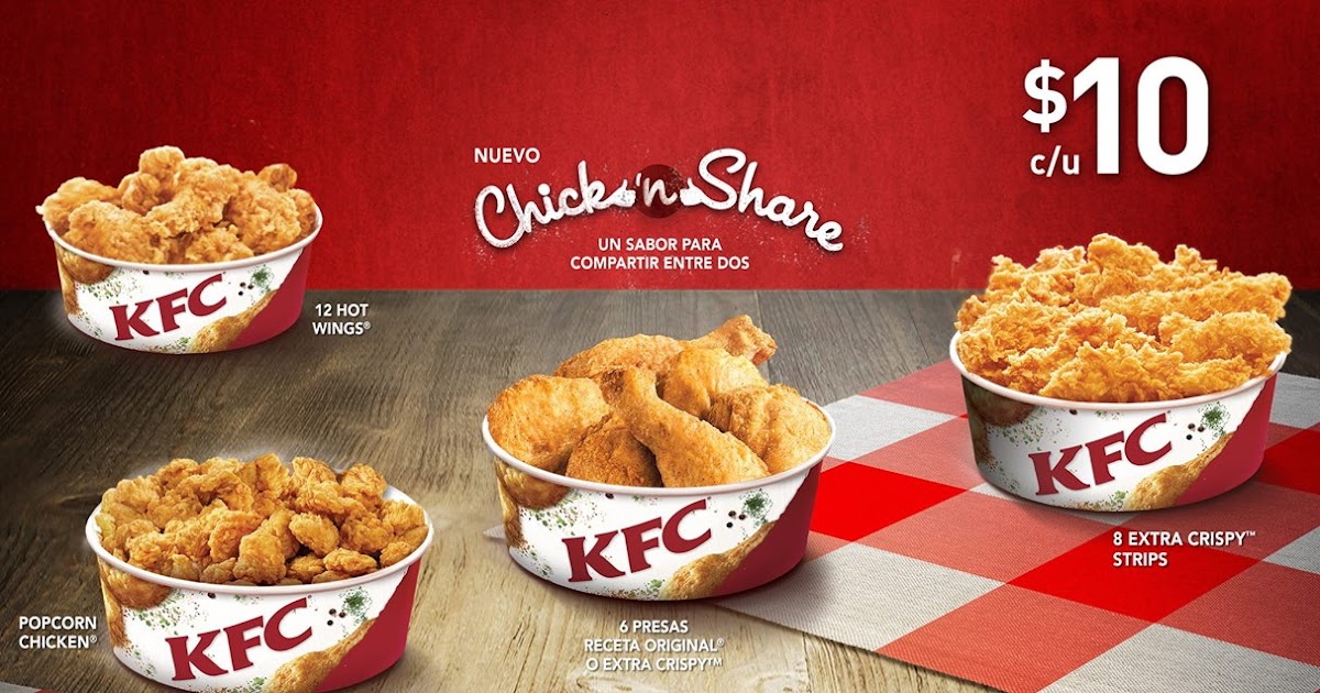 Ahorros Diarios Usando Cupones: Combo de Chicken Share - KFC Puerto Rico