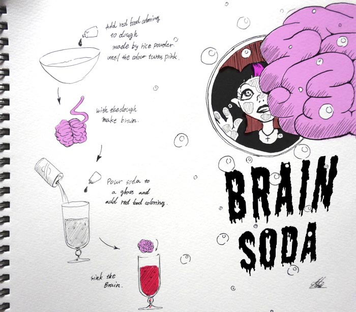 Sweet Nightmare Kitchen: Brain Soda