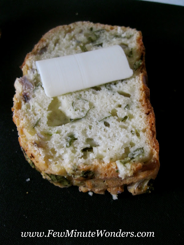 Cilantro Onion Bread - Few Minute Wonders