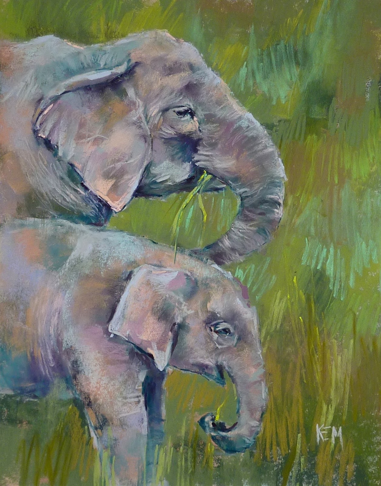 Painting My World: Painting Elephants: Behind the Scenes
