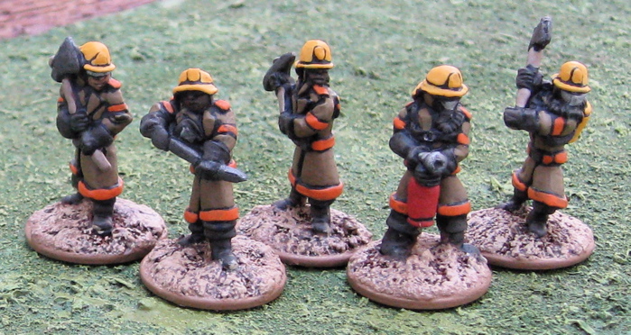Tim's Miniature Wargaming Blog: CDC, Zombies, Fire Fighters and Germans