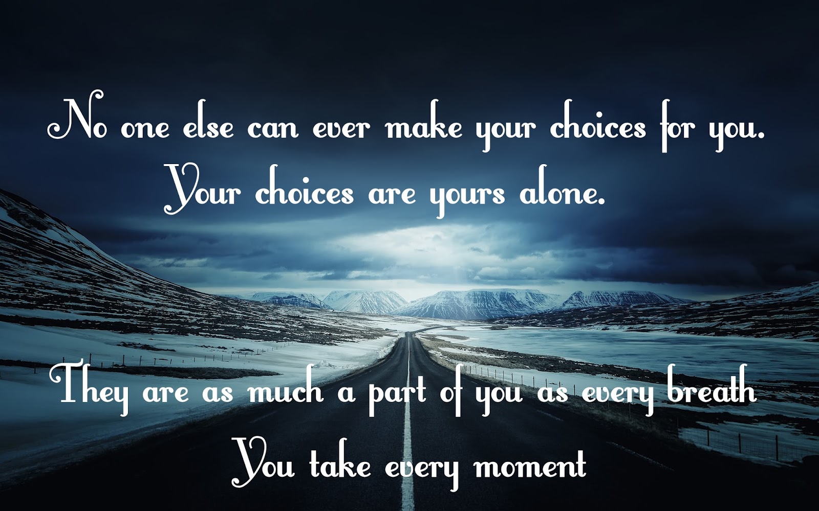 Make it Simple but Significant : Your Life Your Choice