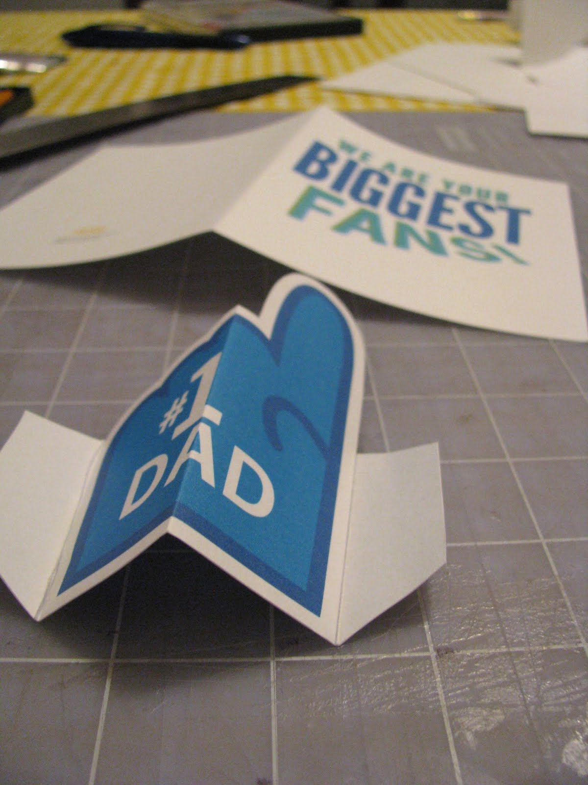 Yellow Mums: Freebie Friday: Father's Day Folded Cards