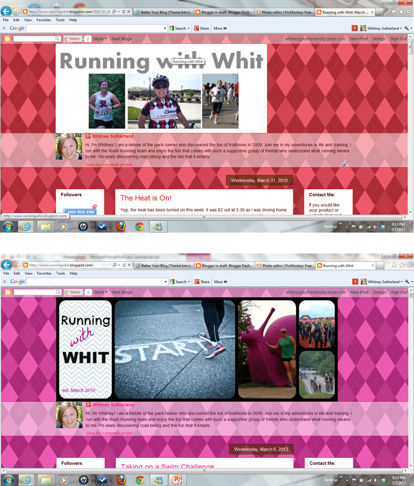 Running with Whit: Bloggy Spring Cleaning