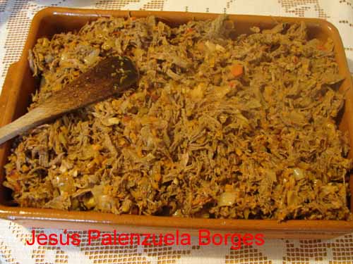 Jesus Palenzuela Borges: Carne Mechada o Ripiada