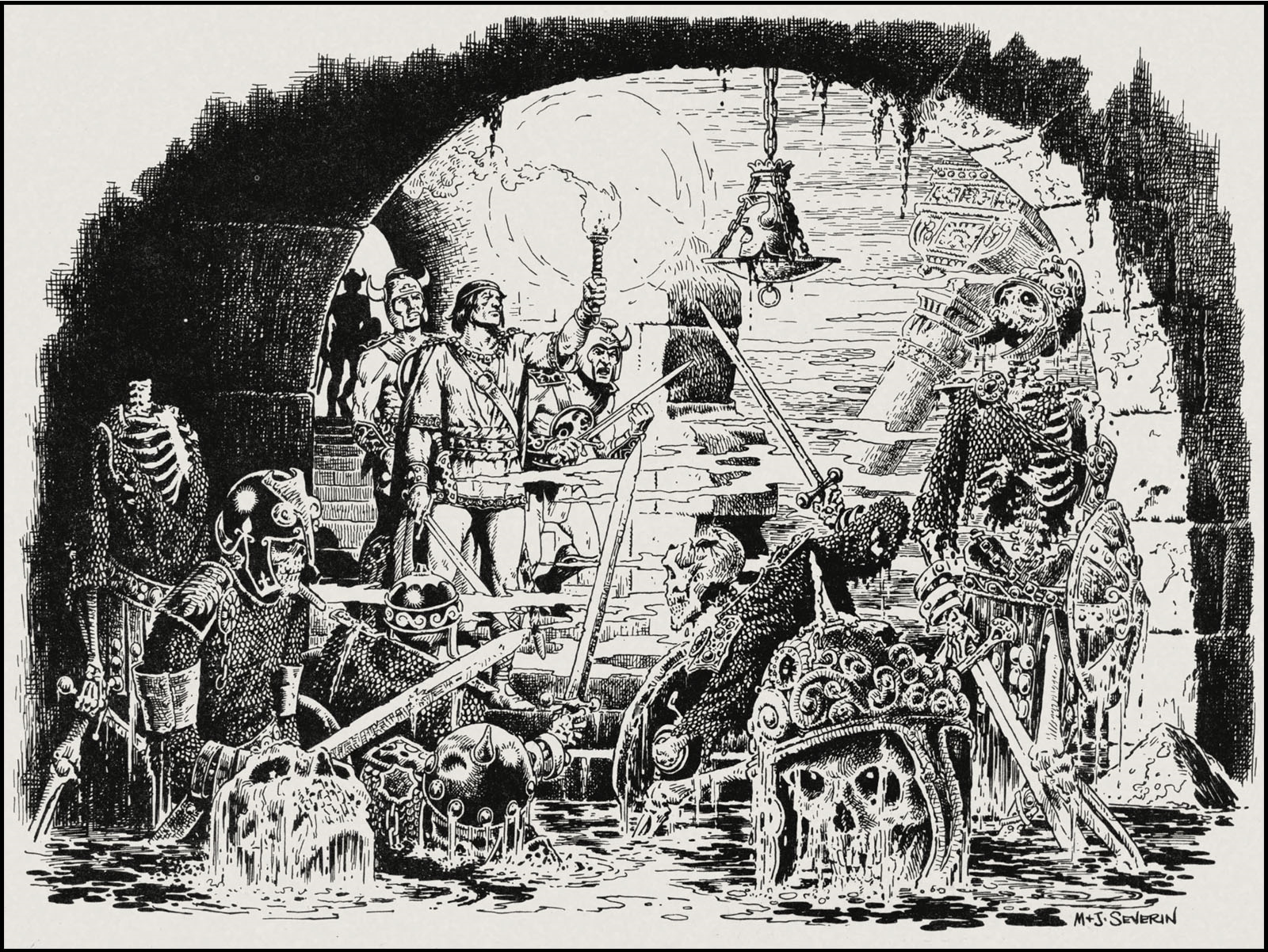 The Land of Cerpts and Honey: JOHN SEVERIN'S CRACKED MONSTERS