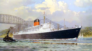 transpress nz: the New Saxonia, Cunard Line
