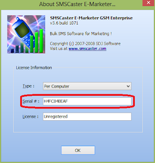 Cara Aktivasi SMS Caster 3.6 ~ 0823 7994 2111