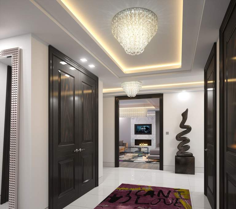 How to build a floating ceiling with new panels and designs