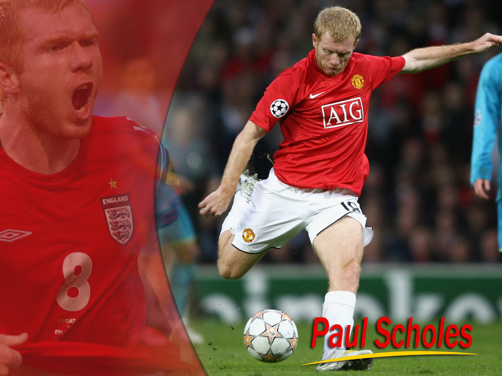 World Sports Hd Wallpapers: Manchester United Paul Scholes Hd Wallpapers