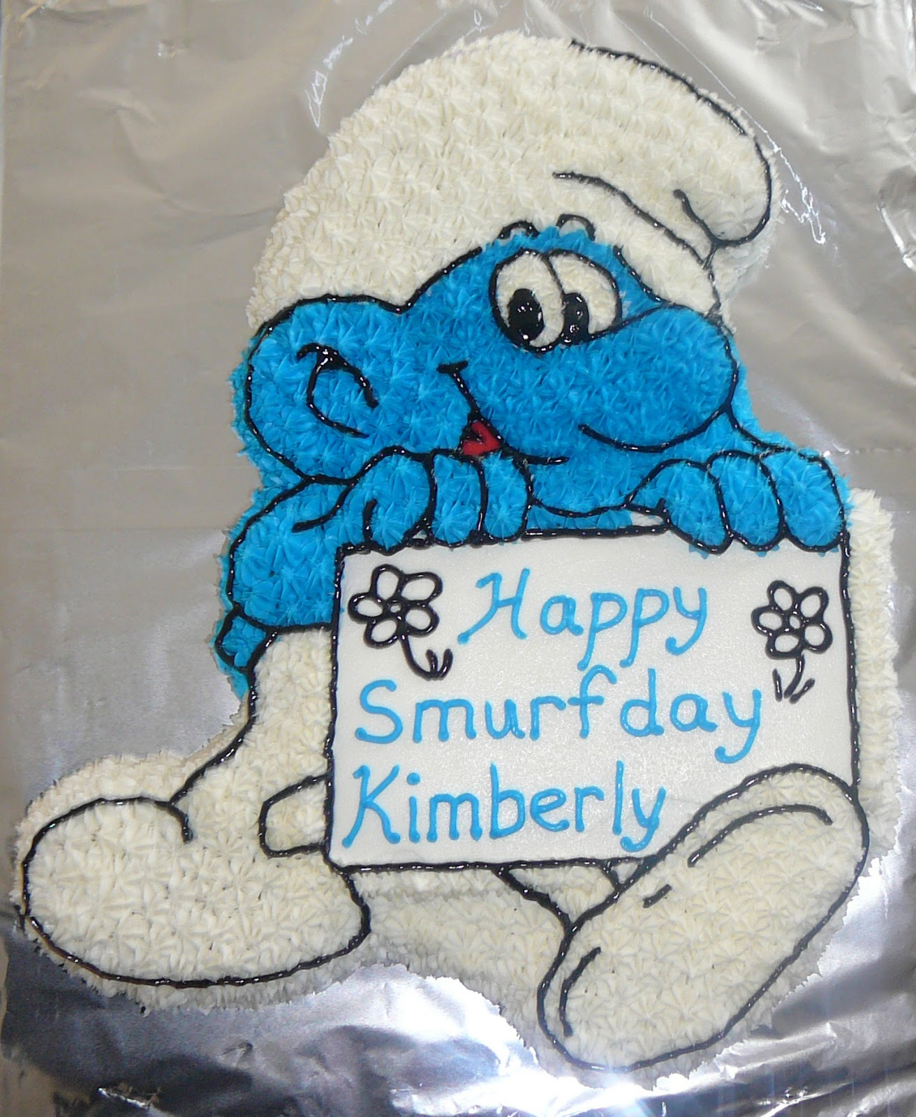 Rise and Bake!: Smurf cake