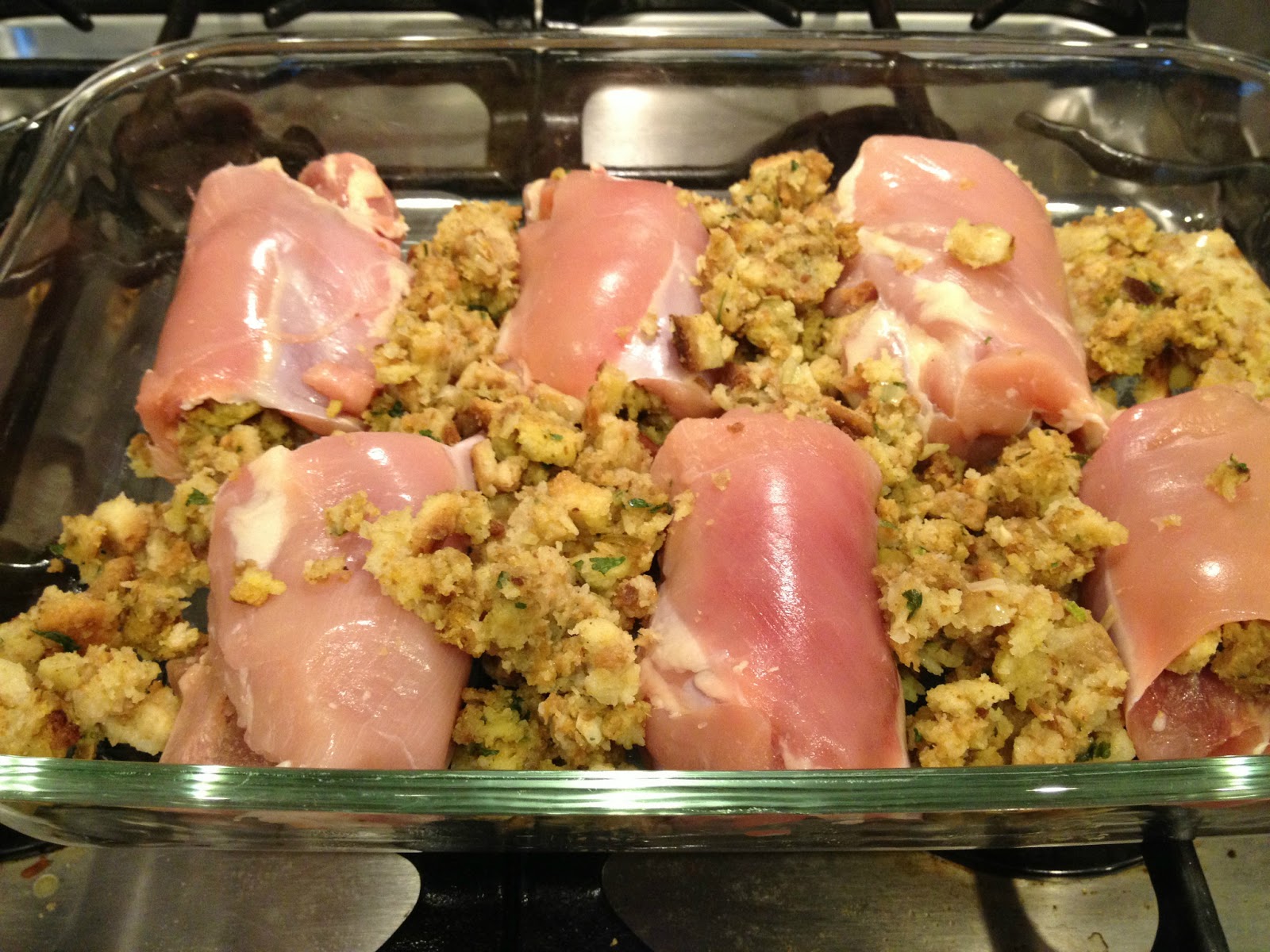 Stuffed Chicken Thighs - Easy Comfort Food - Foody Schmoody Blog