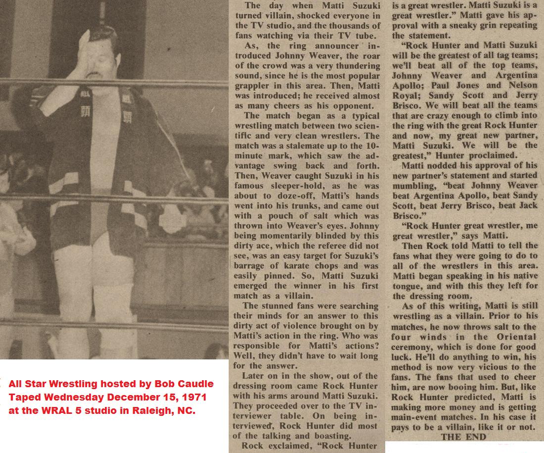 All Star Championship Wrestling: The night Matti Suzuki turned on ...