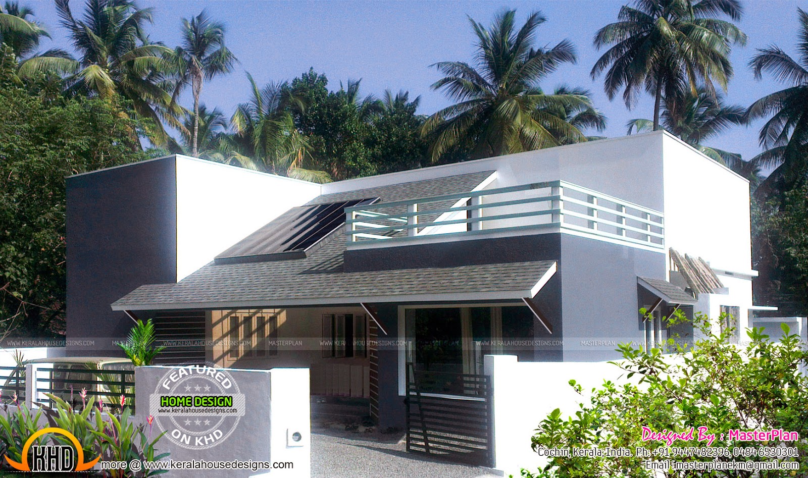Double storied modern home | keralahousedesigns