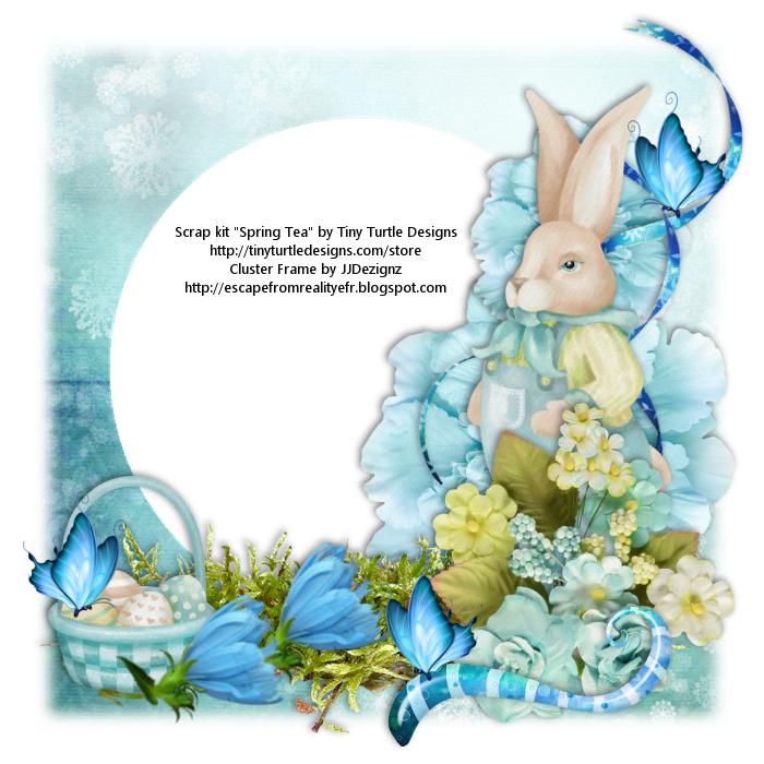 Escape From Reality Blog: FTU Cluster Frames "Spring Tea"