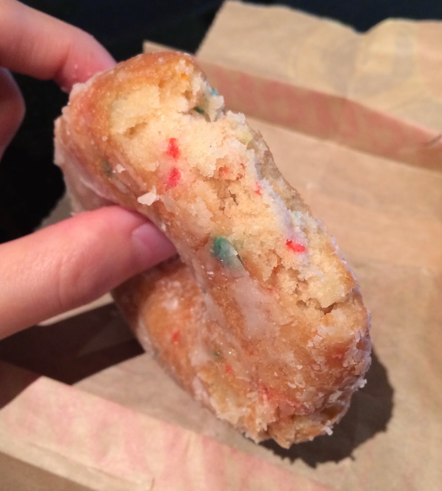 Birthday Cake Donut From Tim Hortons / ティム・ホートンズのバースデーケーキドーナツ ~ I'm ...
