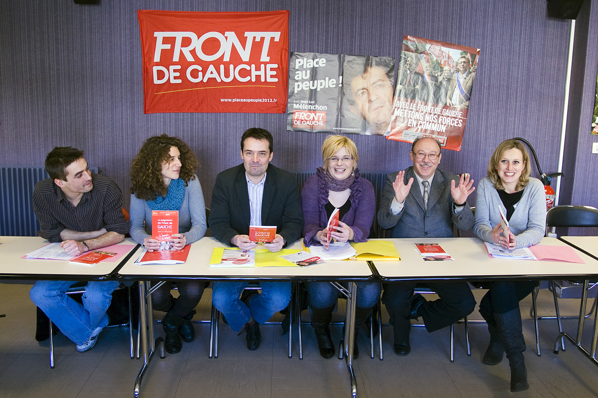 Loïc Pen et Marie-France Boutroue, candidats Front de gauche dans la 7e ...