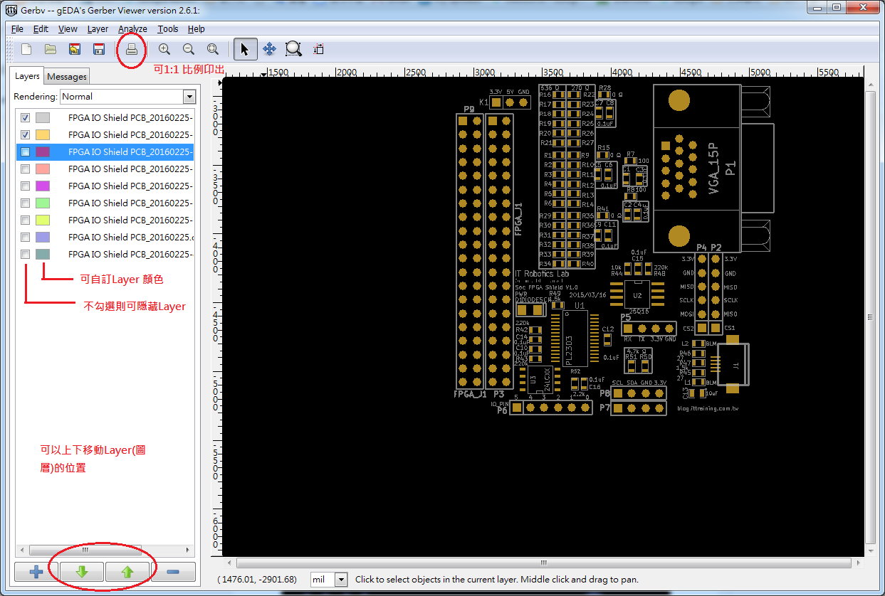 IT Lab艾鍗學院技術Blog: PCB Layout 入門教學(六) ---產生 Gerber File