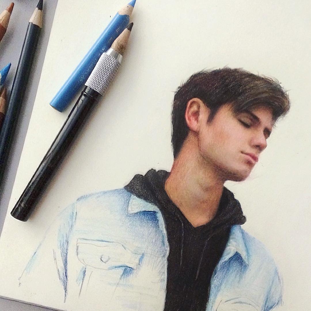 Realistic Boy Sketch