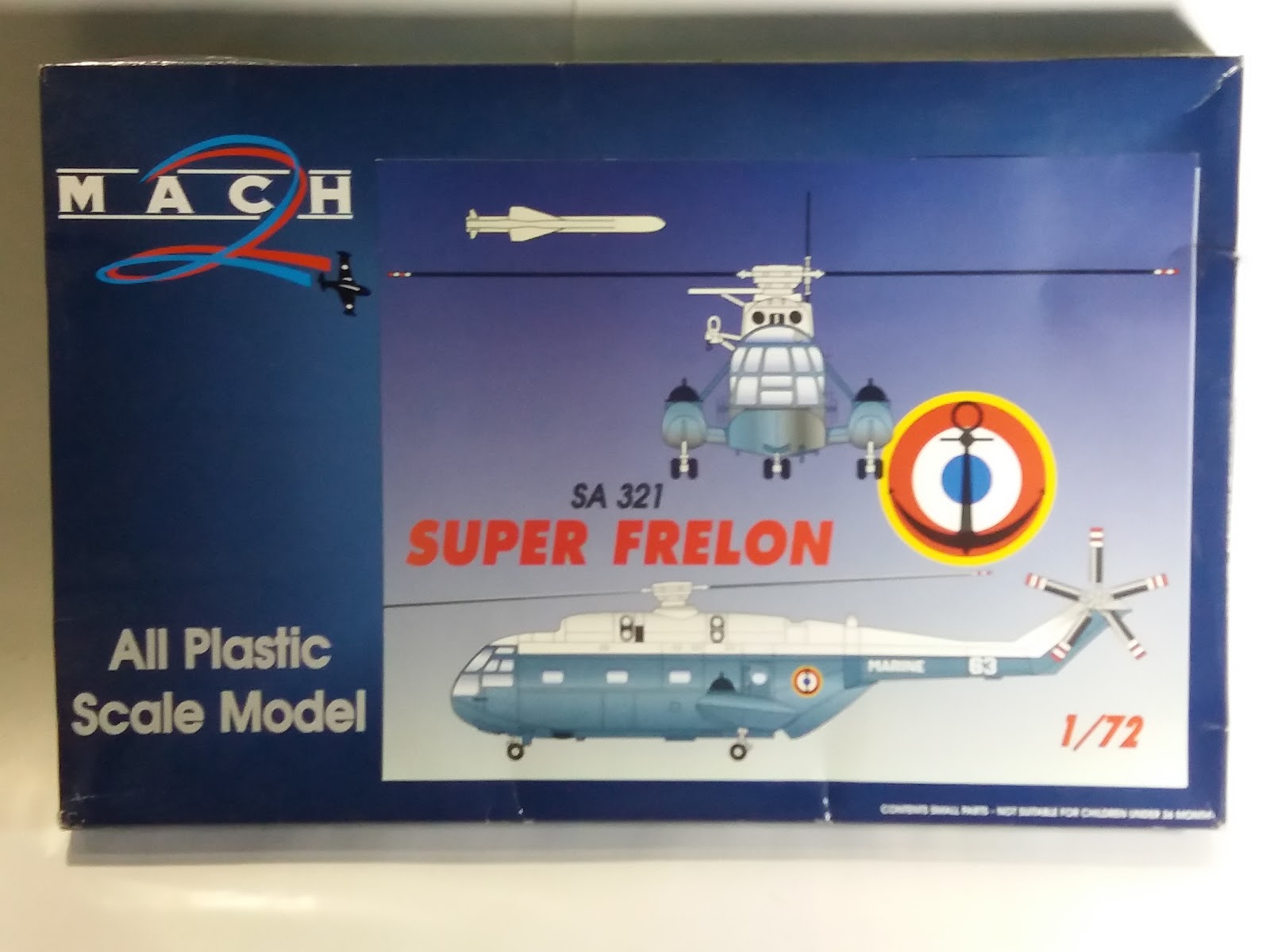 AIRPLANE SCALE MODELKIT: Aerospatiale SA-321 Super Frelon