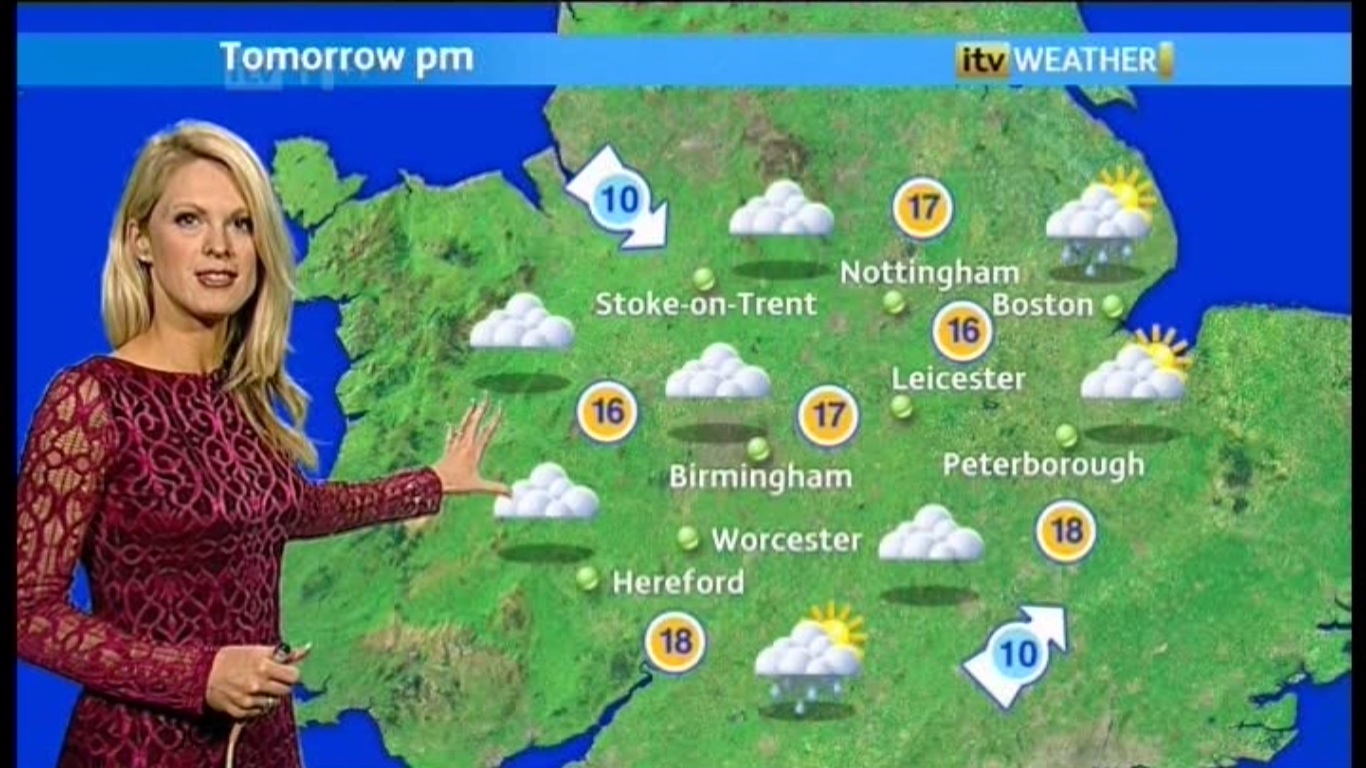 UK Regional News Caps: Jo Blythe - ITV Granada Weather