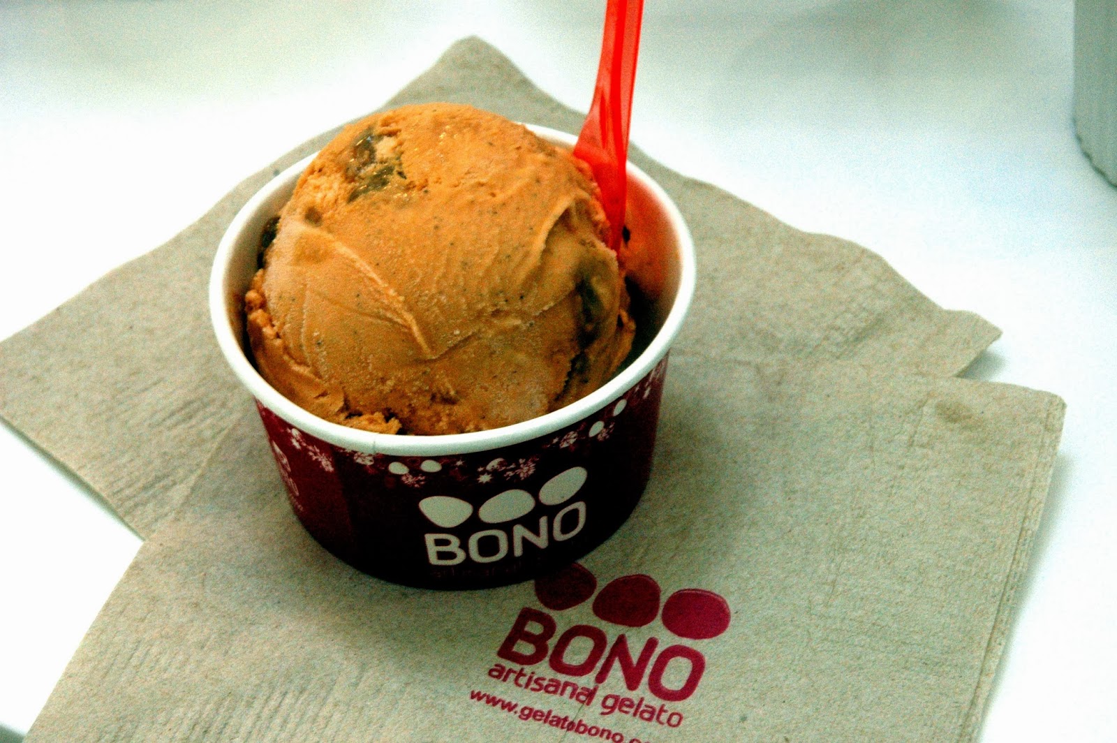 DUDE FOR FOOD: Another Scoop: Bono Artisanal Gelato Opens at SM Aura
