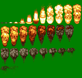 Explosion Sprite Metal Slug