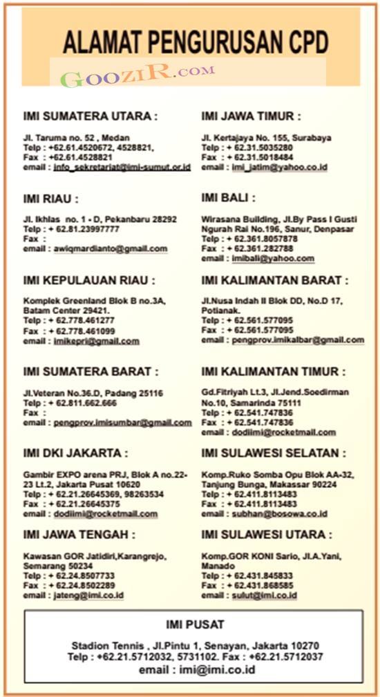 CPD Carnet dan cara mendapatkannya - Goozir.com